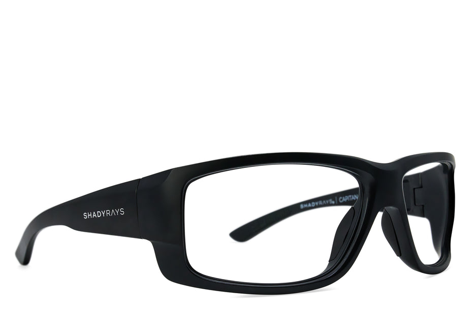 Capitan Rx - Black – Shady Rays® | Polarized Sunglasses