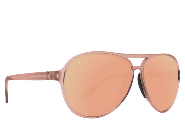 Aviator Crossover - Peach Polarized – Shady Rays® | Polarized Sunglasses