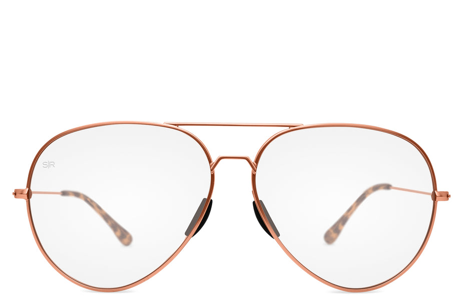 Tangle Free Aviator S Rx - Peach – Shady Rays® | Polarized Sunglasses