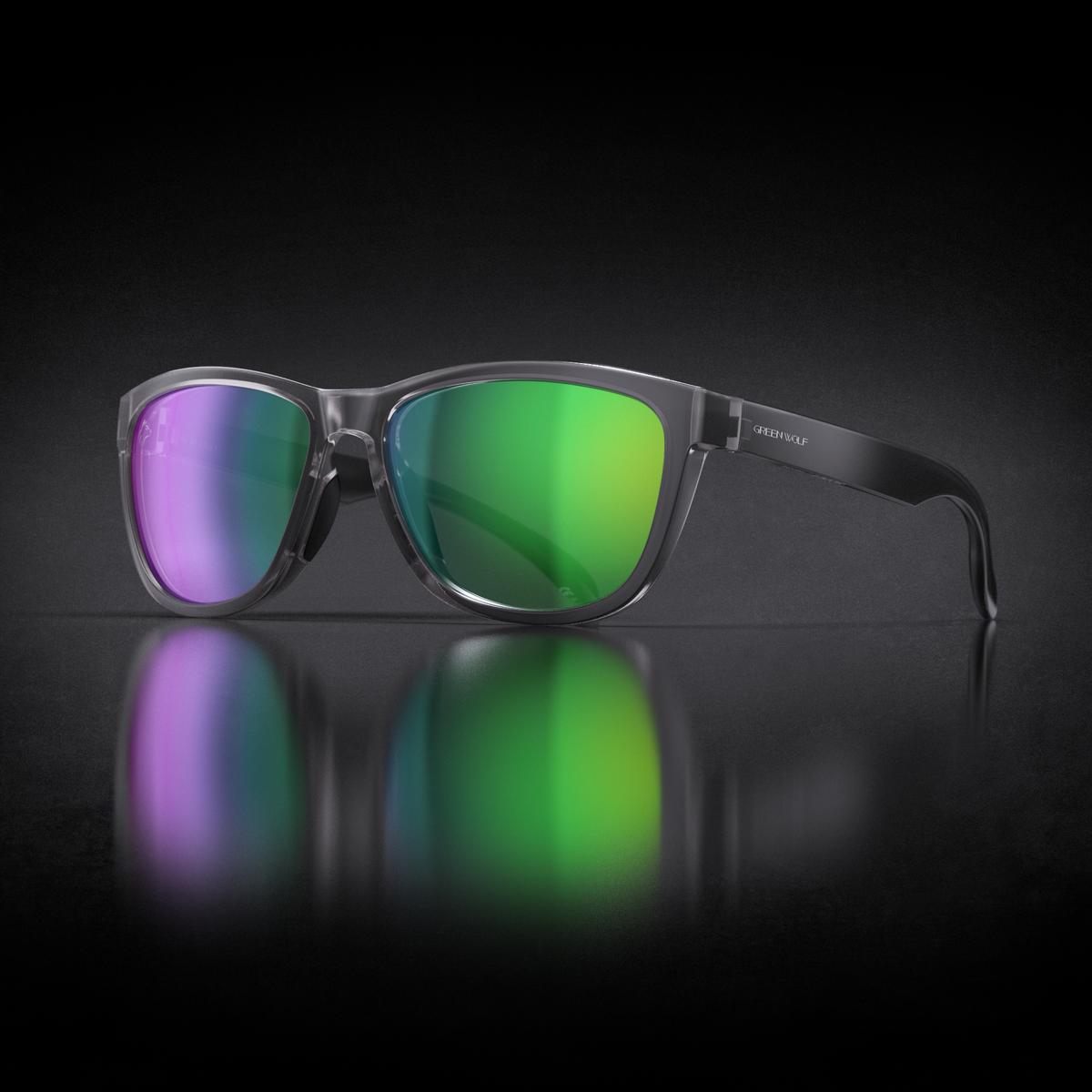Green Wolf Scout - Green Smoke – Shady Rays® | Polarized Sunglasses