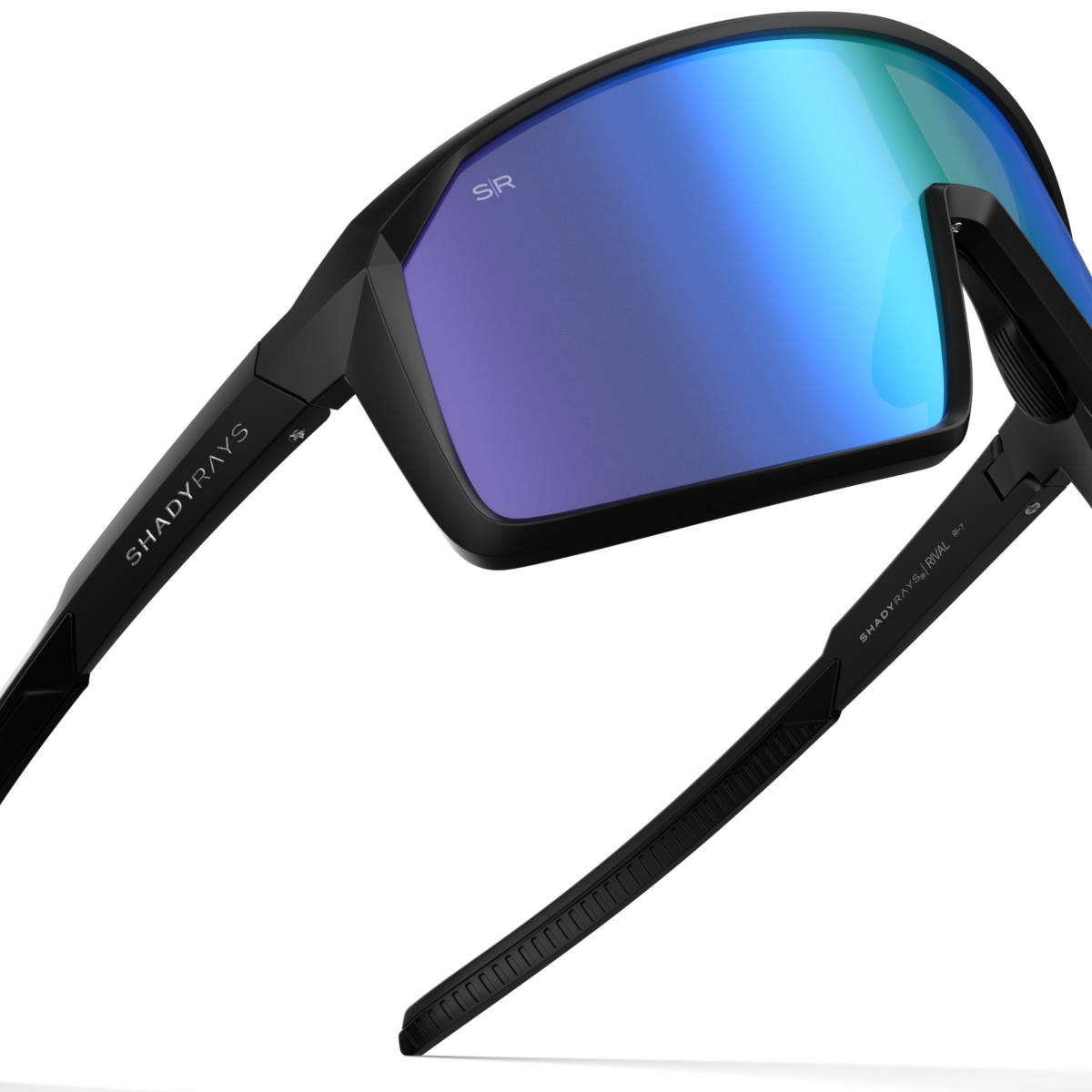 Rival Matte Black - Glacier Polarized – Shady Rays® | Polarized Sunglasses