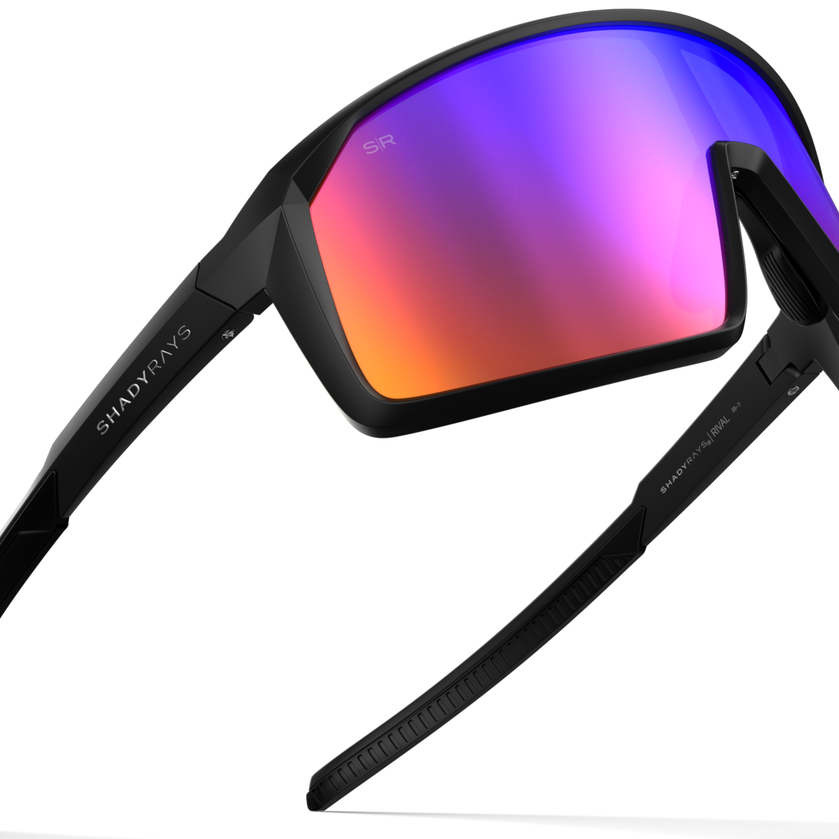 Rival Matte Black - Mirage Polarized – Shady Rays® | Polarized Sunglasses