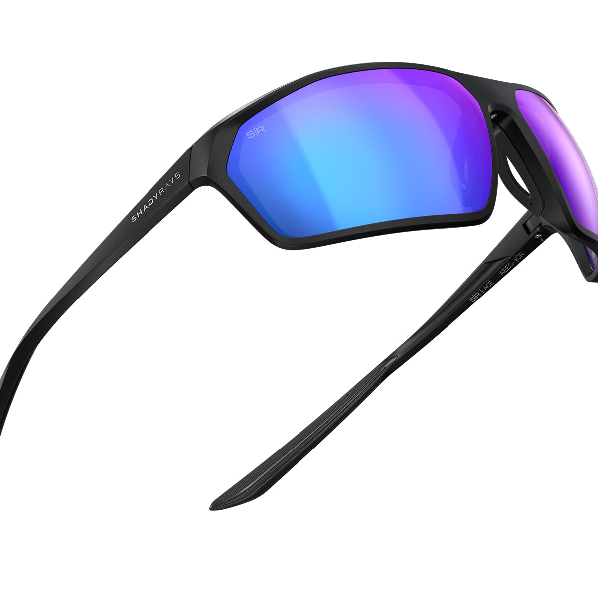 Ace Elite - Black Glacier – Shady Rays® | Polarized Sunglasses