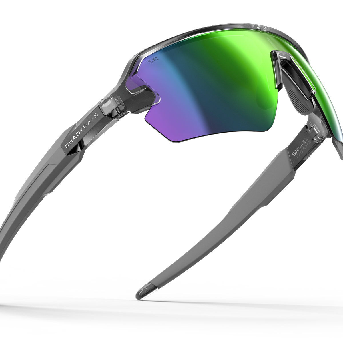 Apex - Smoke Emerald Polarized – Shady Rays® | Polarized Sunglasses