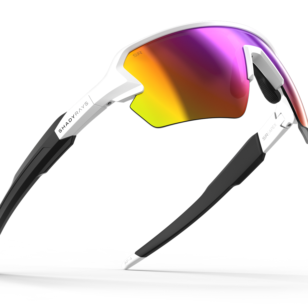 Apex - White Mirage Polarized – Shady Rays® | Polarized Sunglasses