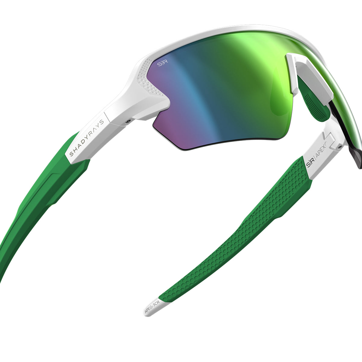 Apex Elite - White Emerald – Shady Rays® | Polarized Sunglasses