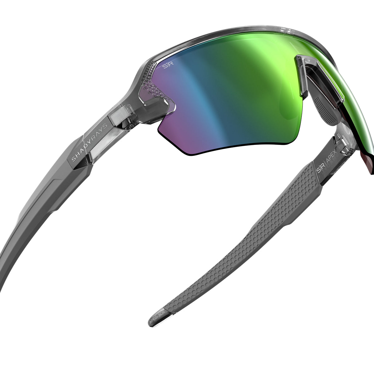 Apex Elite - Emerald Smoke – Shady Rays® | Polarized Sunglasses