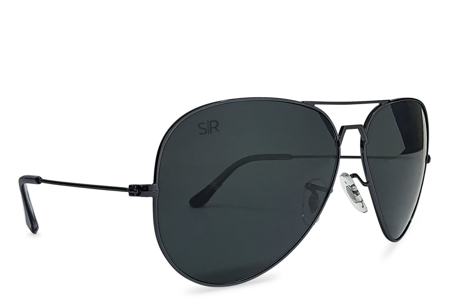 Shady Rays Aviator Elite - Black Stealth Polarized Sunglasses – Shady ...